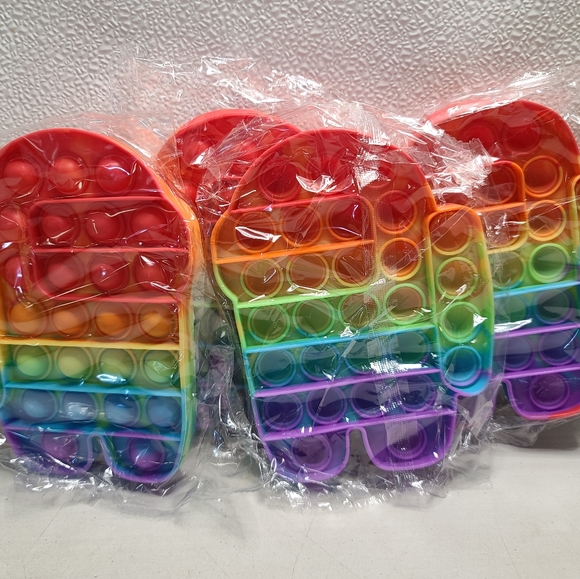 Toys | 4 Pack Fidget Bubble Popper Among Us Shaped | Poshmark